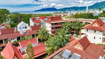 Vista para a cidade desde o alojamento