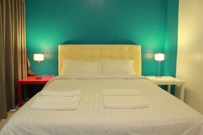 Queen Size Bed | Minibar, secretária, ferro/tábua de engomar, camas desdobráveis 