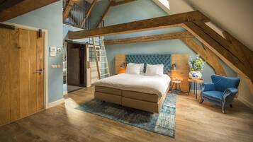 Suite de Luxo, 1 cama de casal, não fumadores | 1 quarto, roupa de alta qualidade, edredões de penas, cofre no quarto