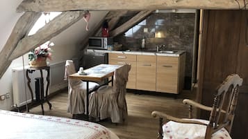 Suite Familiar, casa de banho anexa, vista para o parque (Grenier) | 1 quarto