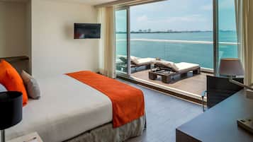 Master Suite Vista a la Laguna | 1 quarto, roupa de alta qualidade, cofre com capacidade para portátil