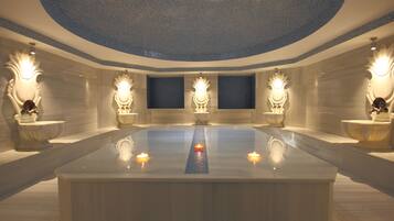 Banho turco/hammam, 3 salas de tratamento, massagens