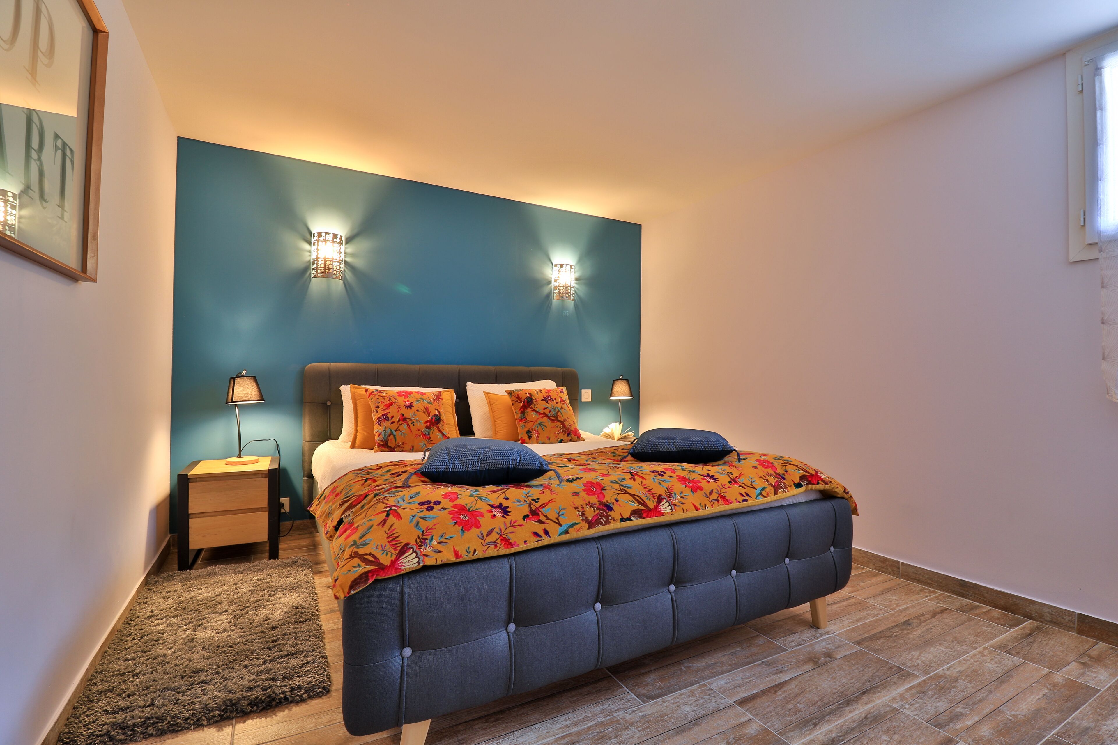 Apartamento Comfort, casa de banho anexa, vista para a montanha (Ongietorri)