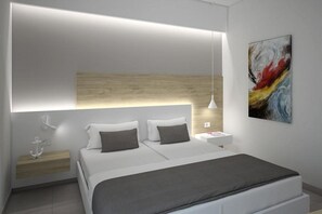 Cofre no quarto, secretária, quartos insonorizados 