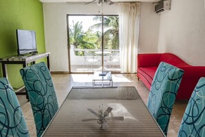 Apartamento família | Vista para o jardim