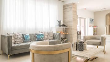 Sala de estar do lobby