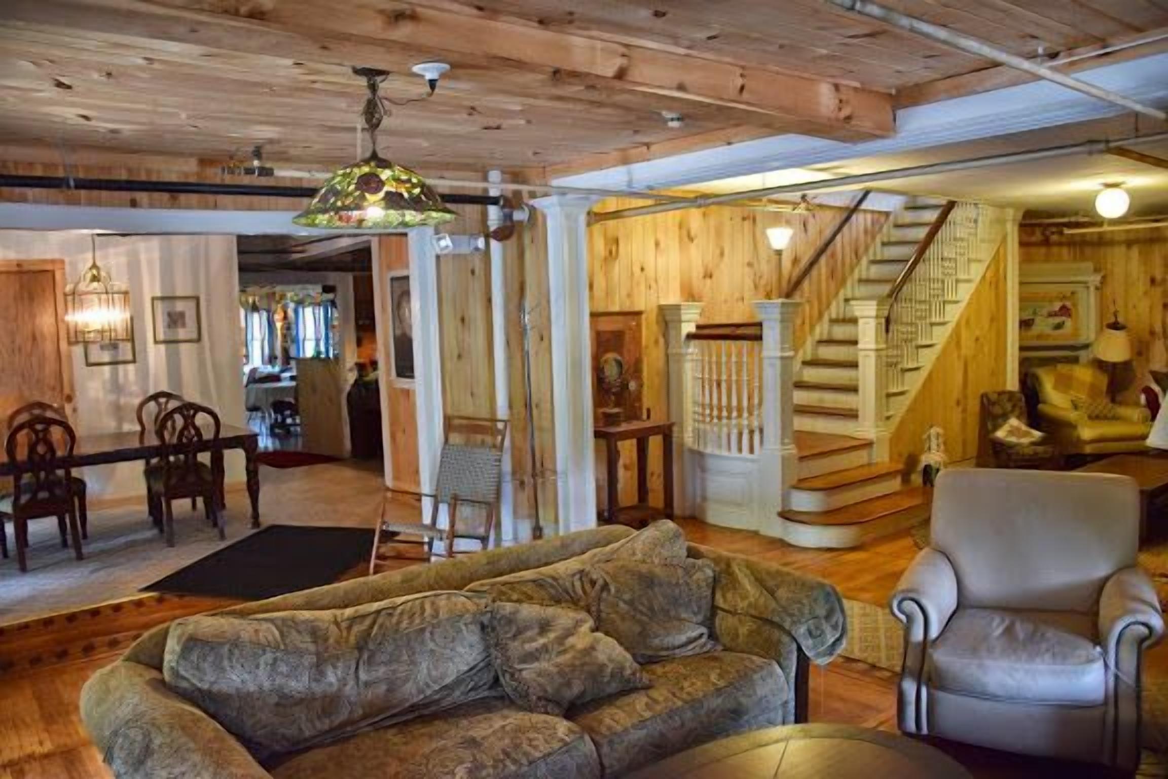 Área de estar no saguão