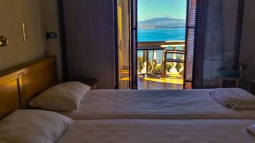 Estúdio, vista para o mar | 2 quartos, cofre no quarto