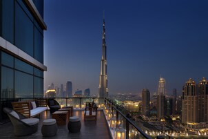 Suite Signature, 1 cama king-size (Maharaja, Burj View) | Varanda