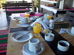 Refeições ao ar livre