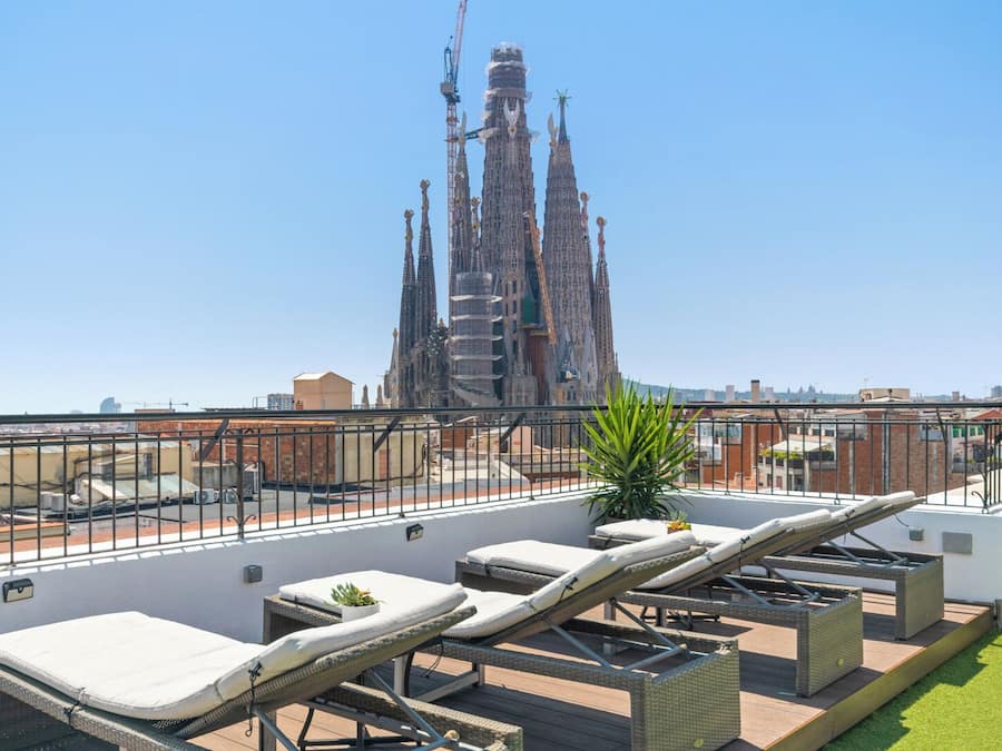 Terraço na cobertura