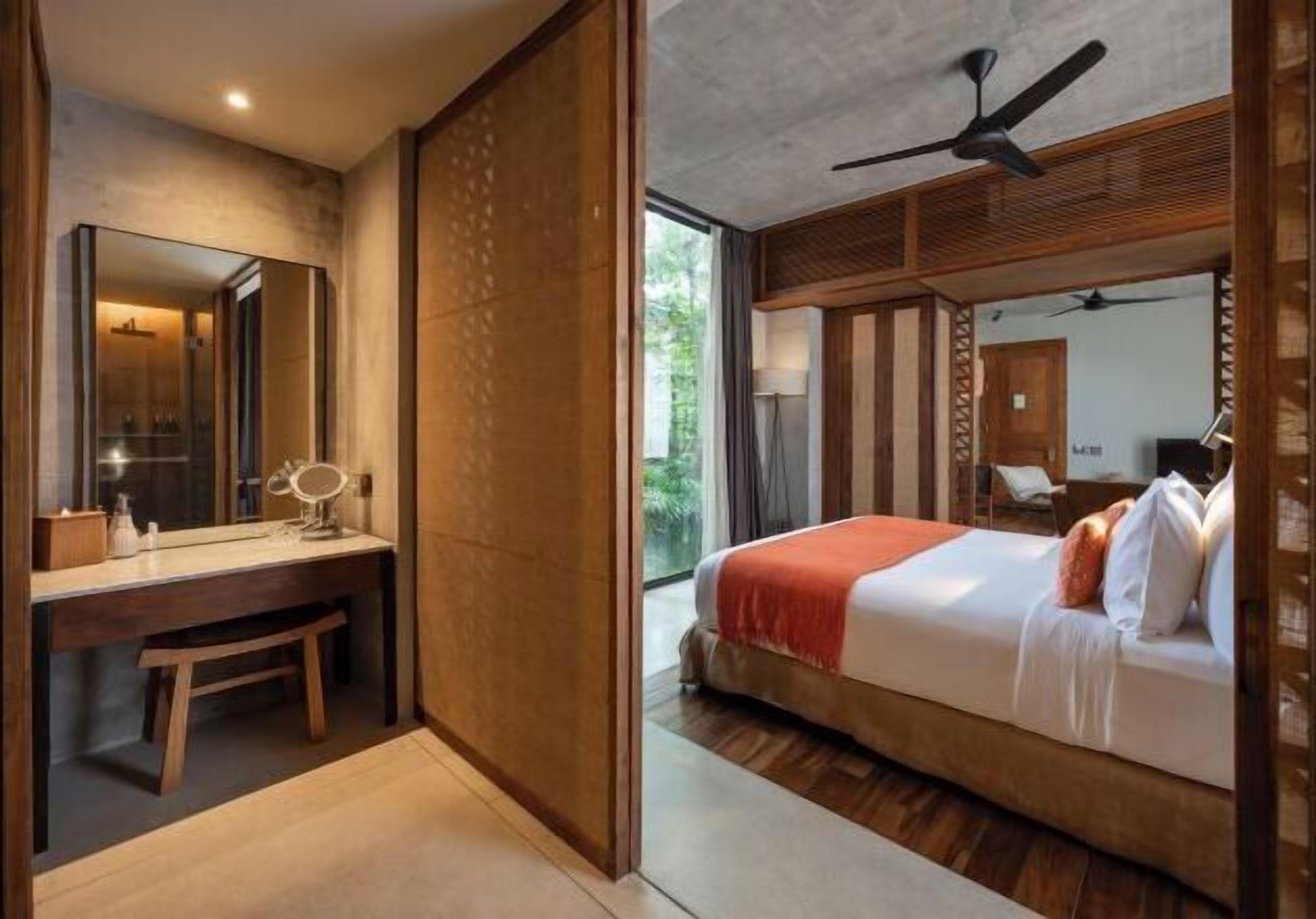1 quarto, roupa de alta qualidade, edredões de penas, minibar 