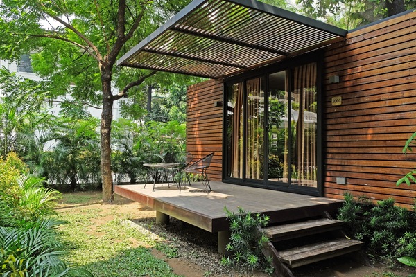 Suite, 1 quarto, vista para o jardim | Terraço/pátio interior