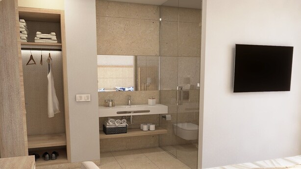 Quarto casal luxo, sacada | Banheiro