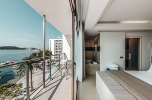 Quarto premium, sacada, de frente para o oceano (Premium Experience) | Vista da sacada