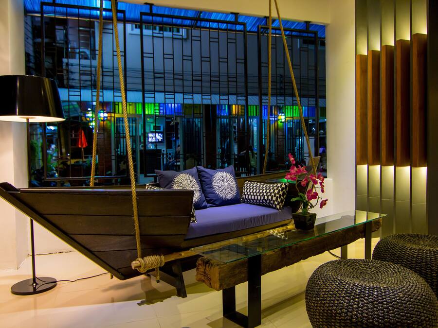 Sala de estar do lobby
