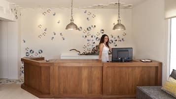 Quiosque de check-in/check-out