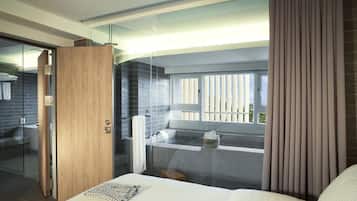 Quarto Twin Superior (Family) | Cofre no quarto, secretária, Wi-fi grátis, roupa de cama fornecida
