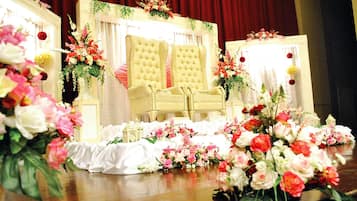 Área interna para casamento