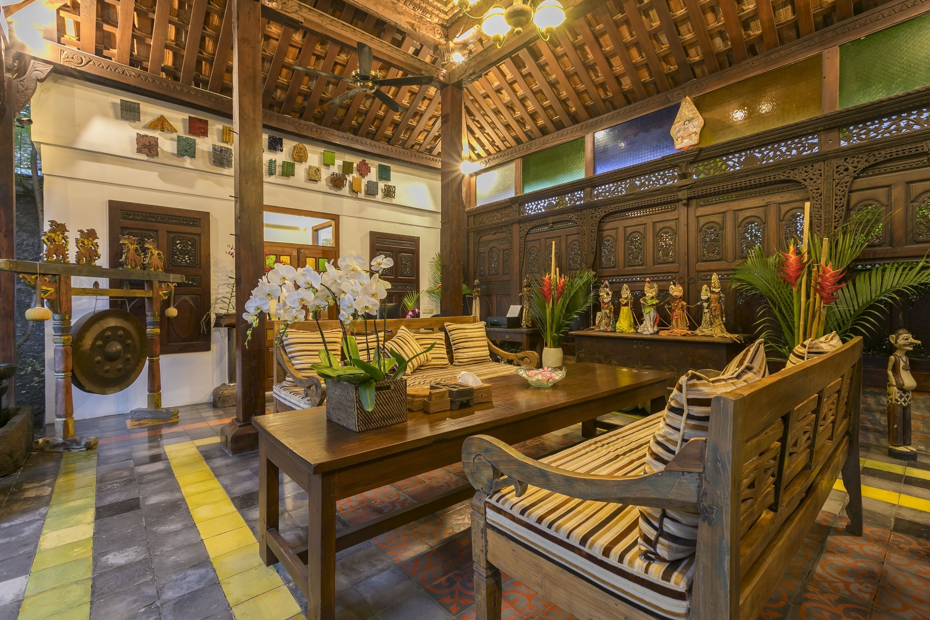 Sala de estar do lobby