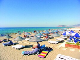 Uma praia privada 