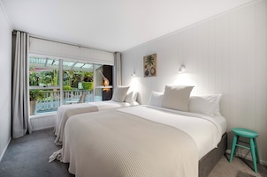 Apartamento Clássico, 1 quarto, vista para o jardim | Roupa de alta qualidade, edredões de penas