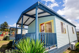 Cabana de Madeira Deluxe (Curlew) | Terraço/pátio interior