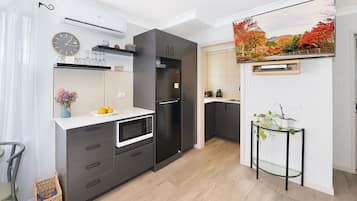 Apartamento básico | 2 quartos, ferros/tábuas de passar roupa, Wi-Fi de cortesia