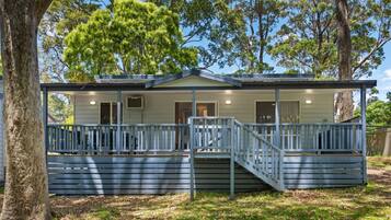 Cabana de Madeira Deluxe, 2 quartos (Treetop Spa) | Vista do quarto
