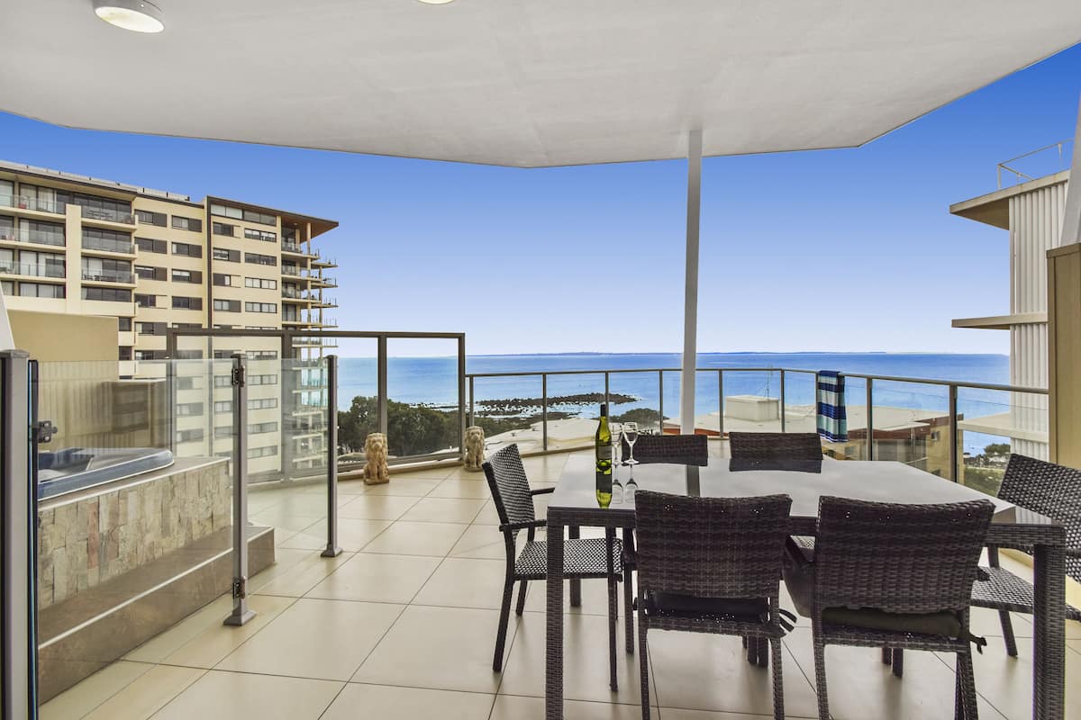 Cobertura panorâmica, 3 quartos | Terraço/pátio