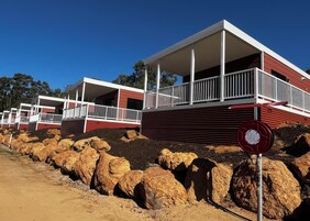 Cabana luxo, 2 quartos (Sleeps 6) | Terraço/pátio