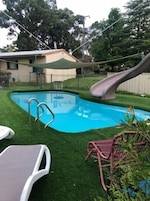 Piscina externa sazonal