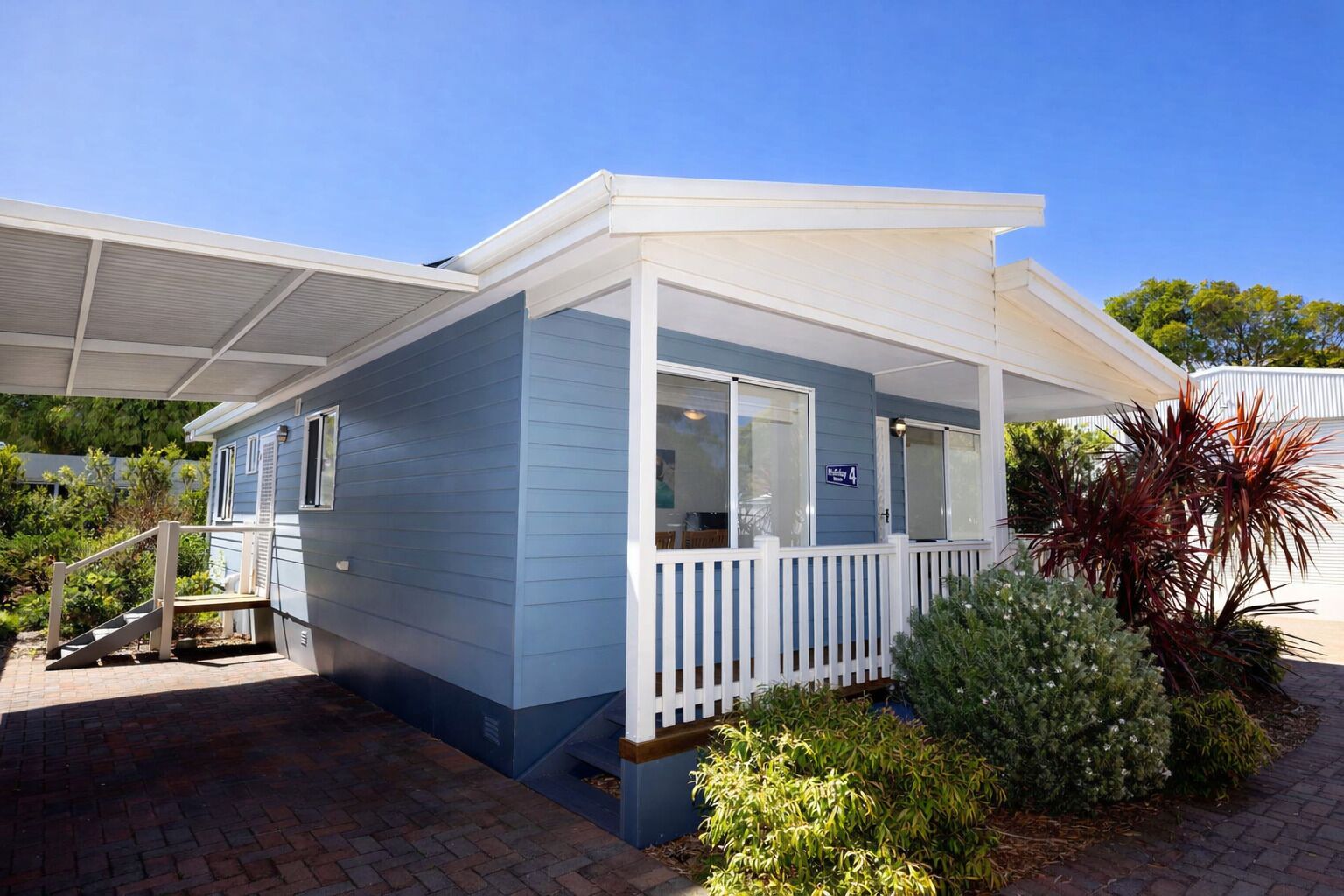 Quarto Standard, não fumadores, cozinha (2 Bedroom Holiday Home) | Vista da varanda