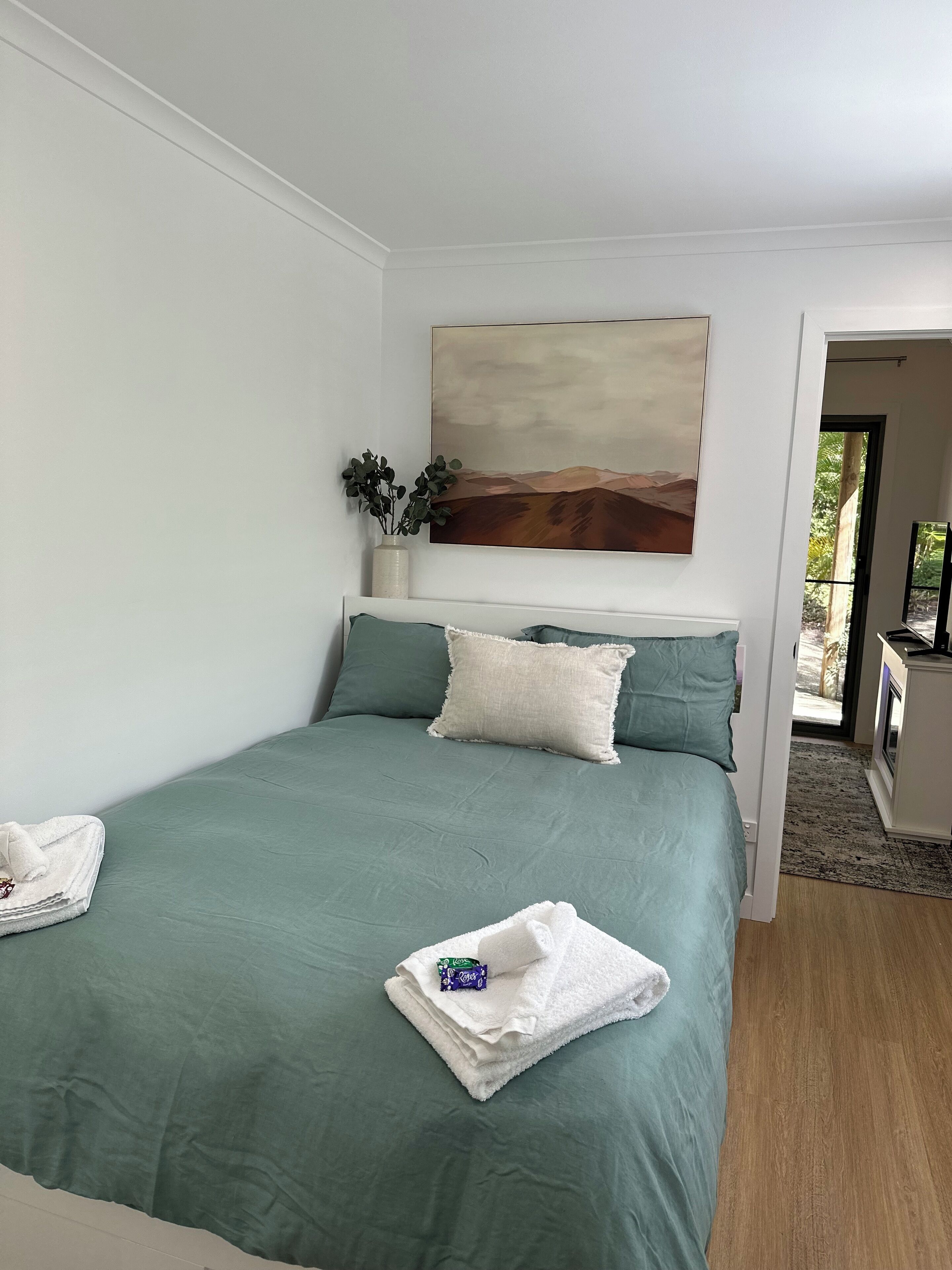 Estúdio Comfort, 1 cama de casal | 1 quarto, com decoração personalizada, com mobília individualizada 