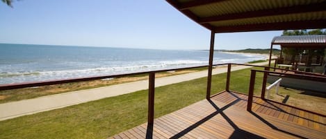 Vista para a praia ou o mar