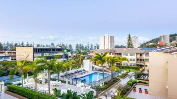 Vista para a cidade desde o alojamento