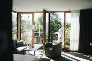 Quarto, vista para a montanha | Sala de estar | TV de ecrã plano, filmes pagos 