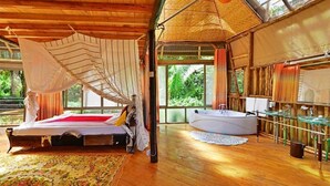 Casa de Campo Lua de Mel, vista para o jardim