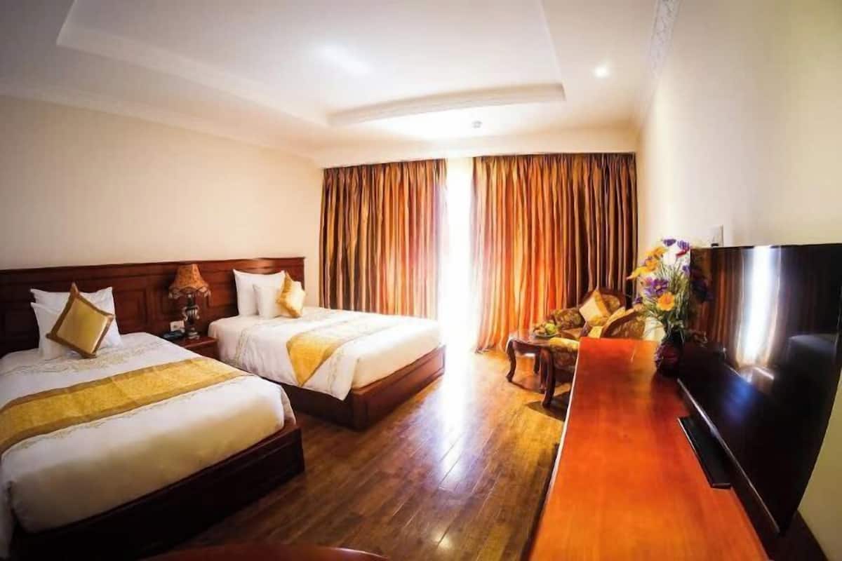 1 quarto, roupas de cama premium, frigobar, cofres nos quartos