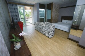 Quarto Nobre, vista para o jardim | Roupa de alta qualidade, minibar, secretária, quartos insonorizados 