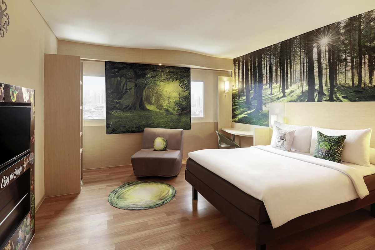 Quarto Familiar, acessível (The Jungle) | Minibar, cofre no quarto, secretária