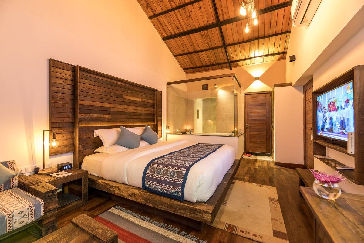 Suite Júnior | Roupa de alta qualidade, minibar, cofre no quarto 