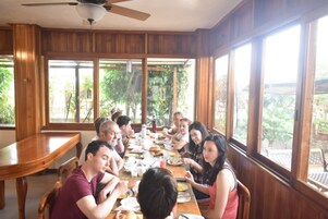 Almoço e jantar
