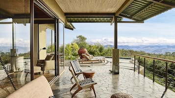 Quarto Nobre (Casa Grande con Piscina) | Vista para a montanha