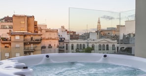 Terraço no piso superior