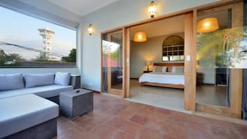 Quarto família, vista para o mar | Terraço/pátio