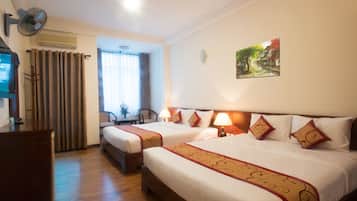 Suite Familiar, Vista para a cidade | Roupa de alta qualidade, camas de colchão pillowtop, minibar