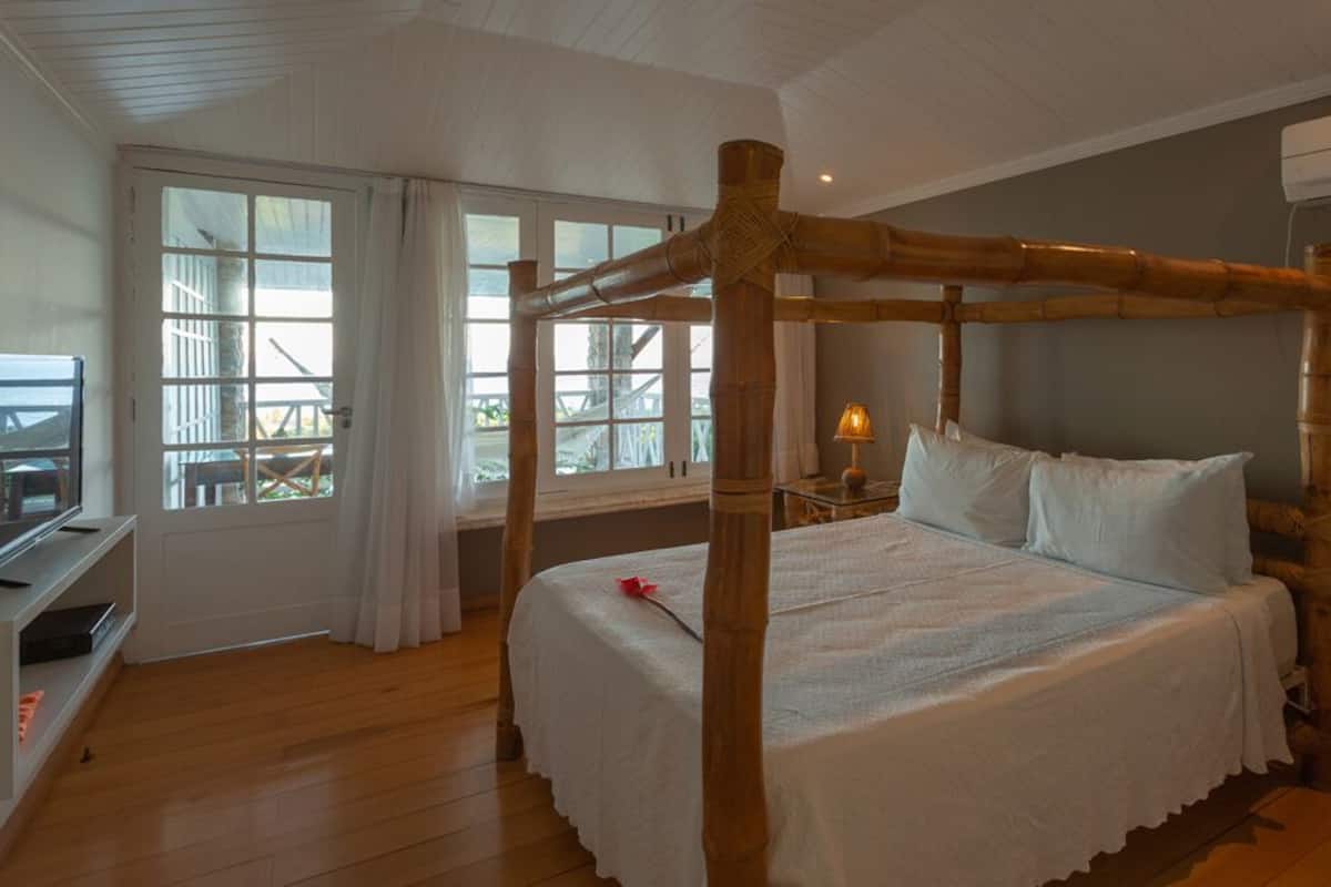 Quarto standard, sacada, vista para o oceano (Nº 02, 03 e 07 ) | Roupas de cama de algodão egípcio, roupas de cama premium, frigobar