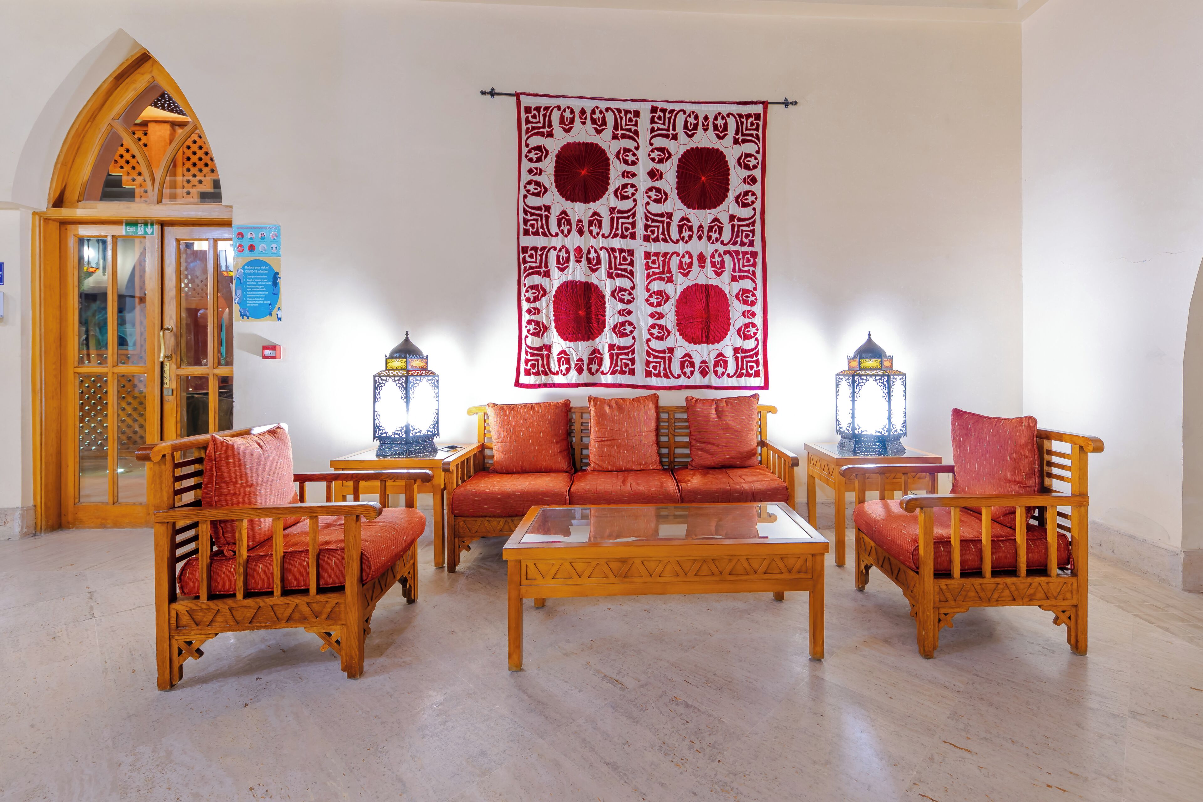 Sala de estar do lobby