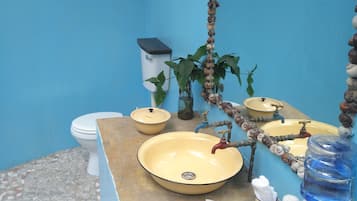 Chalé (Twin) | Banheiro | Produtos de toalete grátis, toalhas de banho